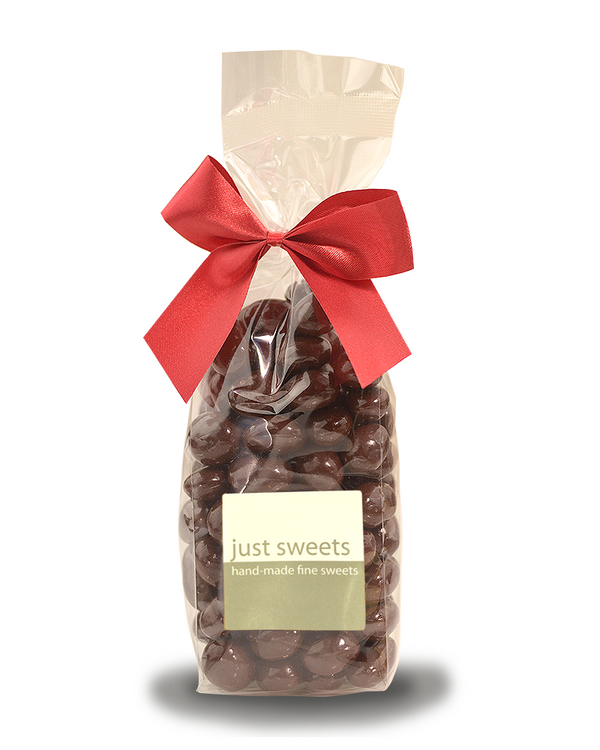 Dark Premium Chocolate Roasted Coated Peanuts 230g – Just Sweets