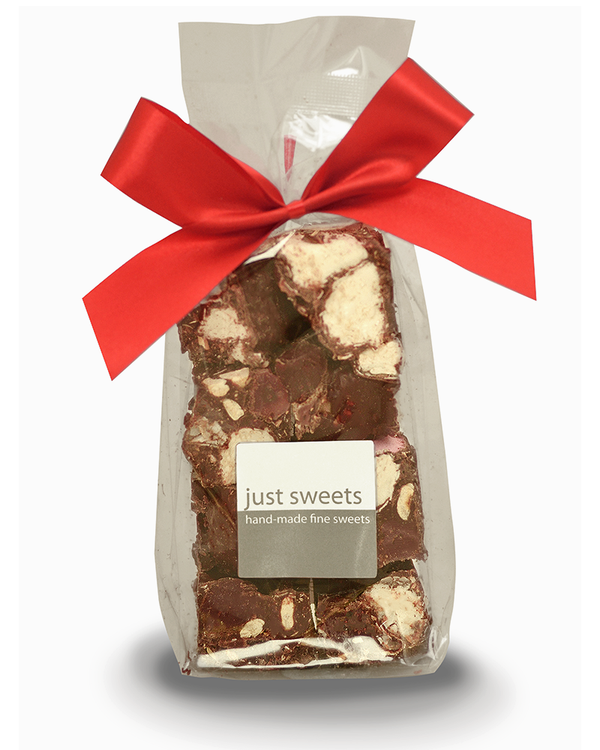 Turkish Delight, Toasted Coconut & Peanuts Dark Choc 175g – Just Sweets